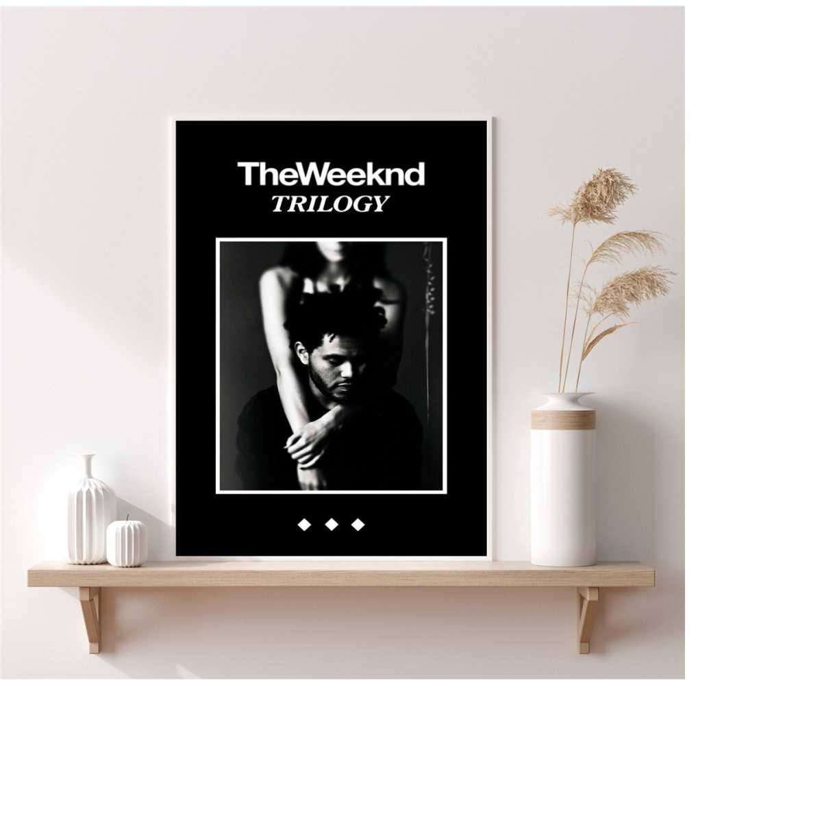 Trilogy The Weeknd Canvas Poster Home Decor No Frame | Inspire Uplift