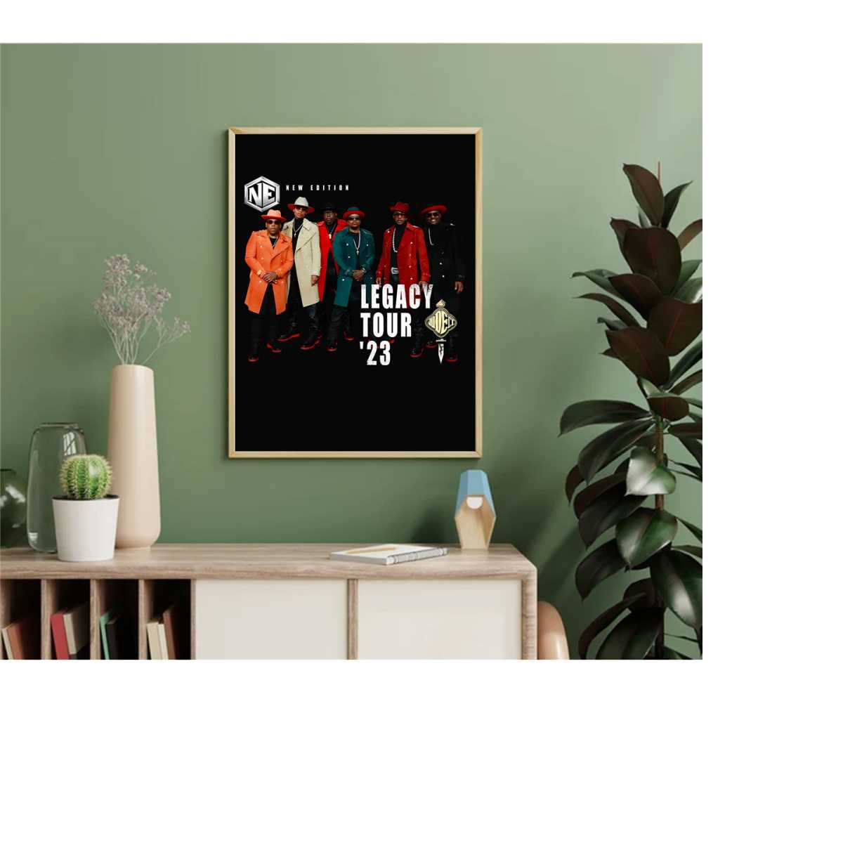 New Edition Legacy Tour 2023 Poster NE Canvas | Inspire Uplift