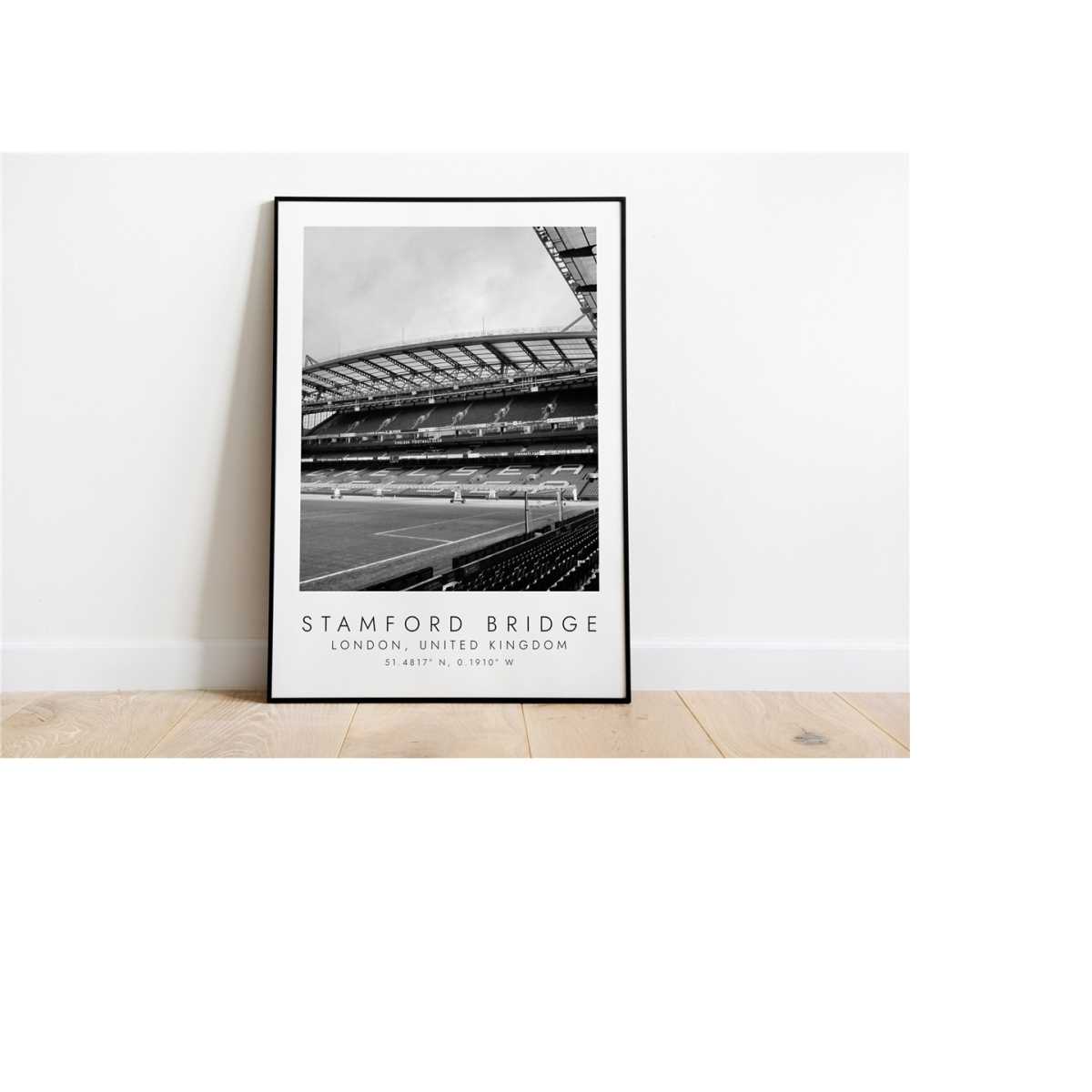 Stamford Bridge Stadium Chelsea FC Poster For Real Fans - Inspire Uplift