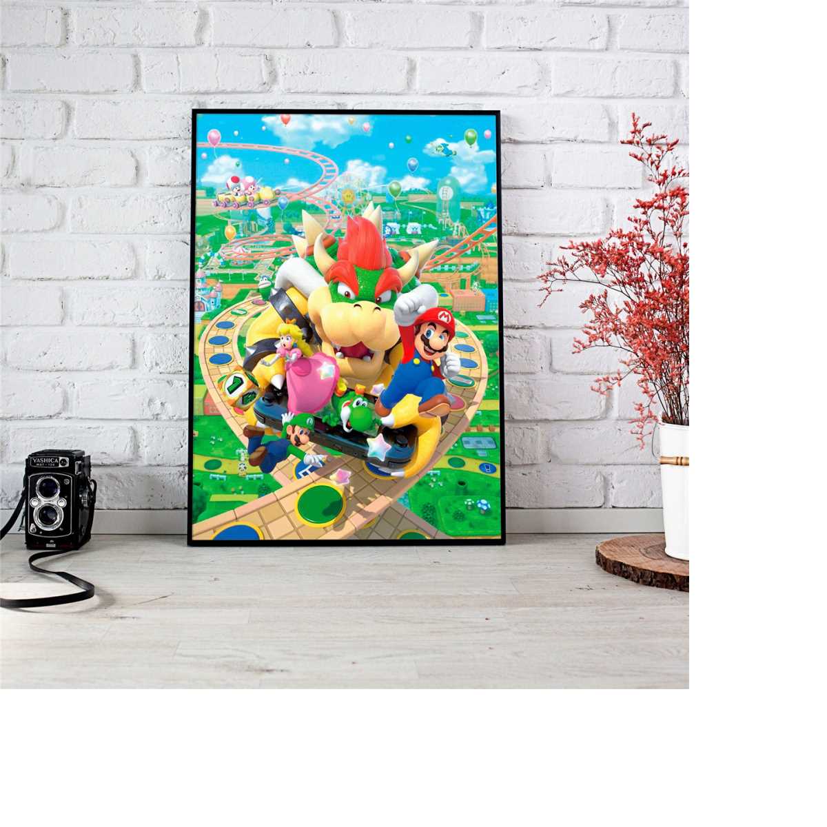mario bros poster- super mario bros poster - mario bros retr - Inspire ...