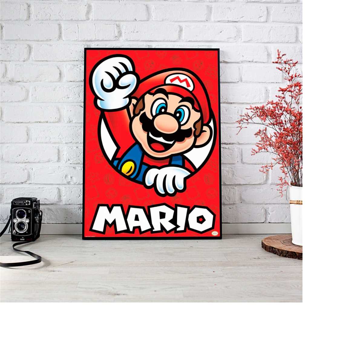 mario bros poster- super mario bros poster - mario bros retr | Inspire ...