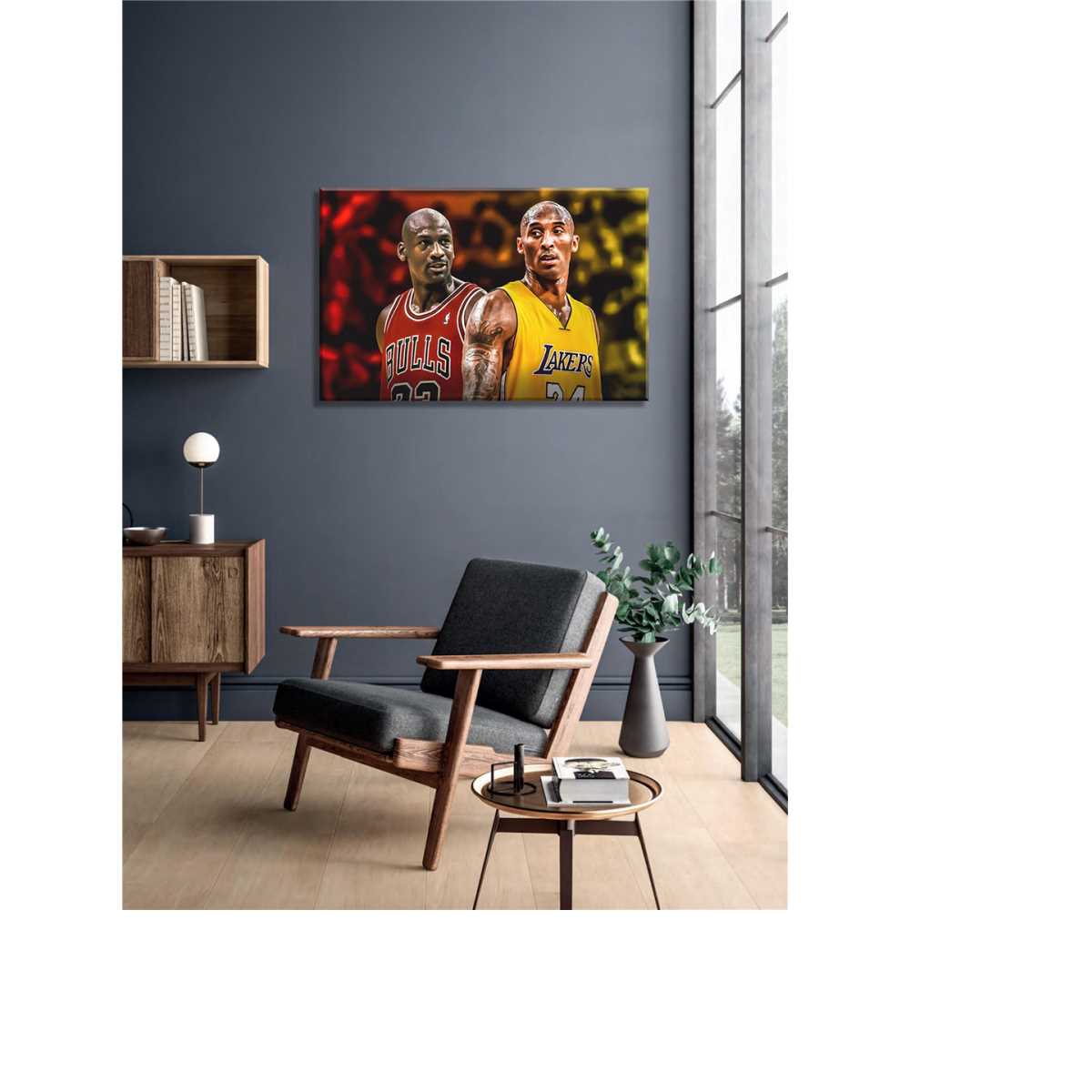 Michael Jordan Kobe Bryant Canvas Kobe Bryant Poster Kobe | Inspire Uplift