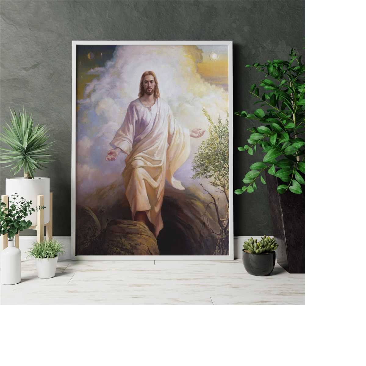 Jesus Canvas, Jesus Desing Art, Jesus Poster, Jesus Home Dec | Inspire ...