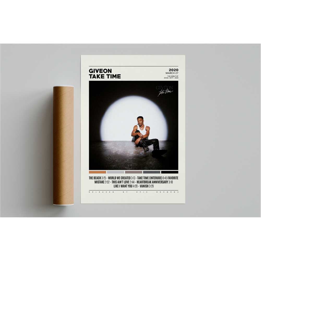 Giveon Posters / Take Time Poster / Blonde Tracklist / Album | Inspire ...
