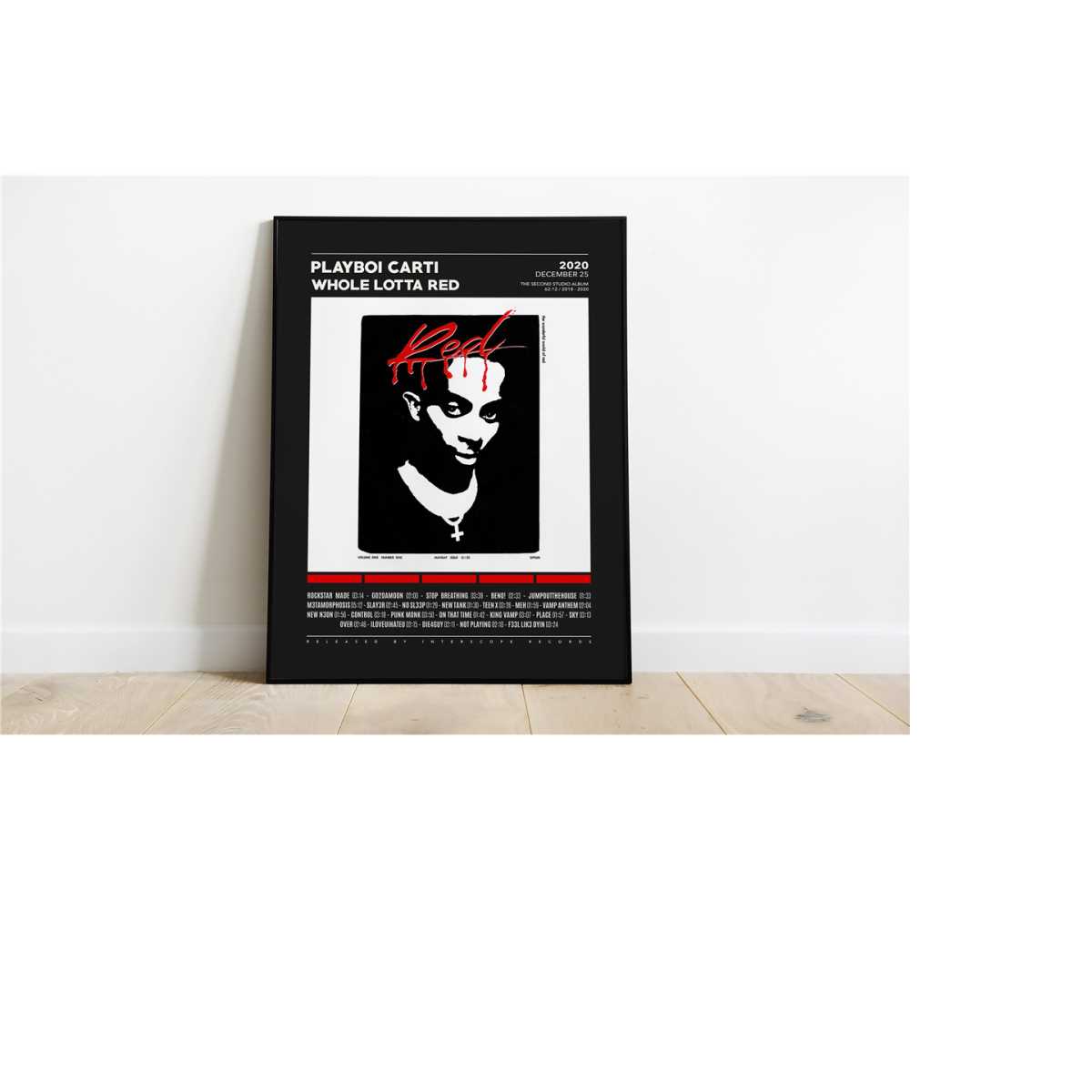Playboi Carti Posters / Whole Lotta Red Poster, Tracklist Al | Inspire ...