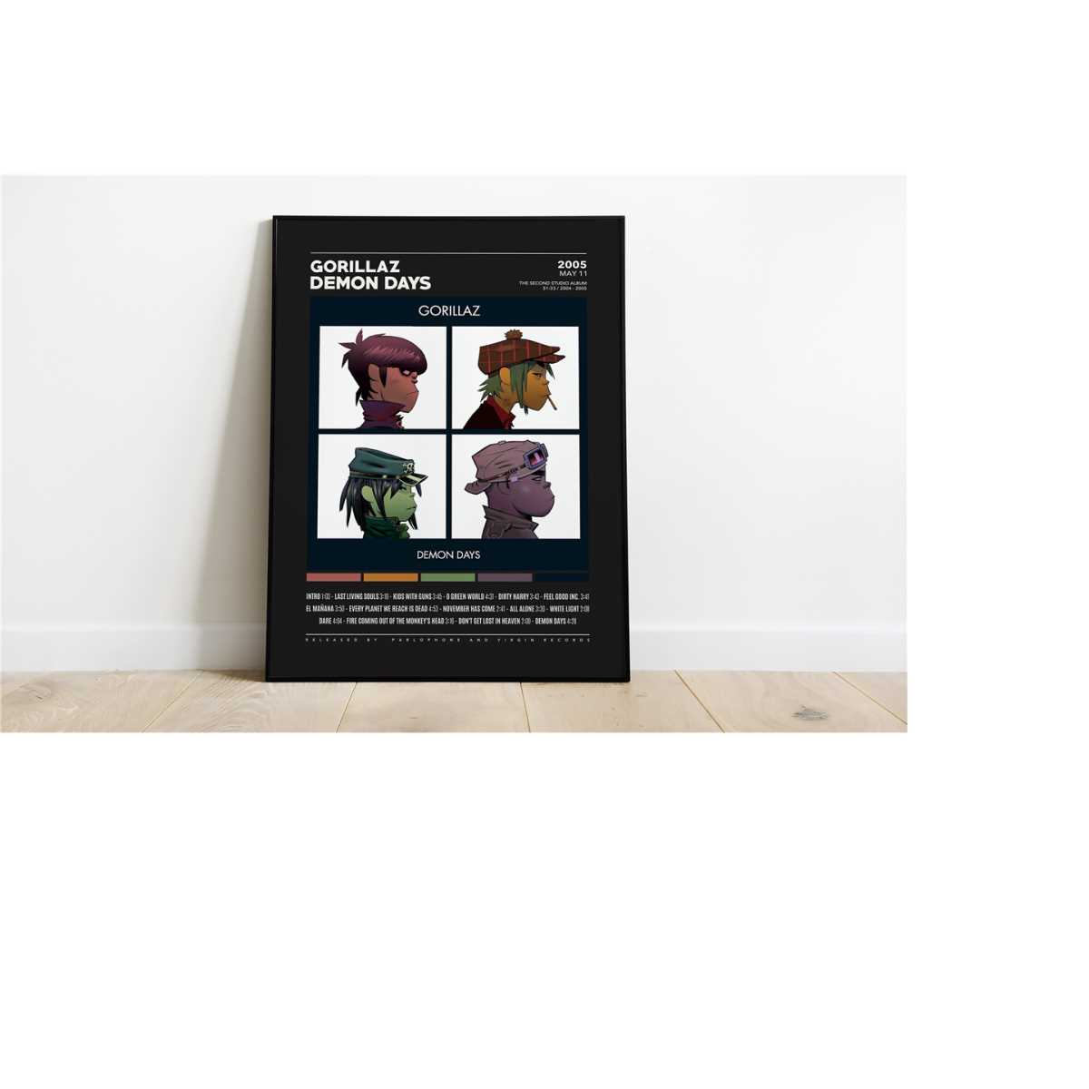 Gorillaz Posters / Demon Days Poster / Album Cover Poster, P - Inspire ...