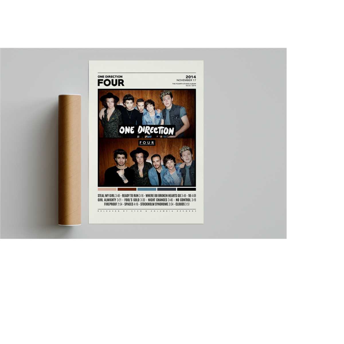One Direction Posters / FOUR Poster, Album Cover Poster / Po | Inspire ...