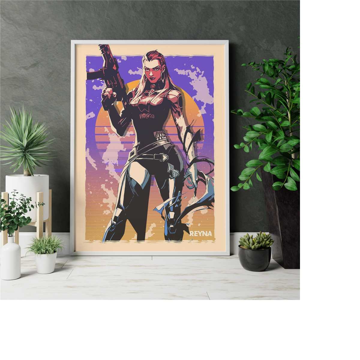 Valorant REYNA poster, Valorant Personalized, Valorant Fade - Inspire ...