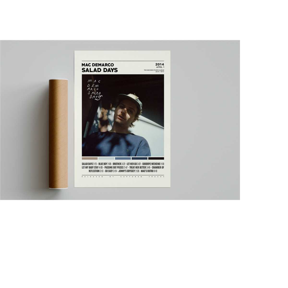 Mac DeMarco Posters / Salad Days Poster / Album Cover Poster | Inspire ...