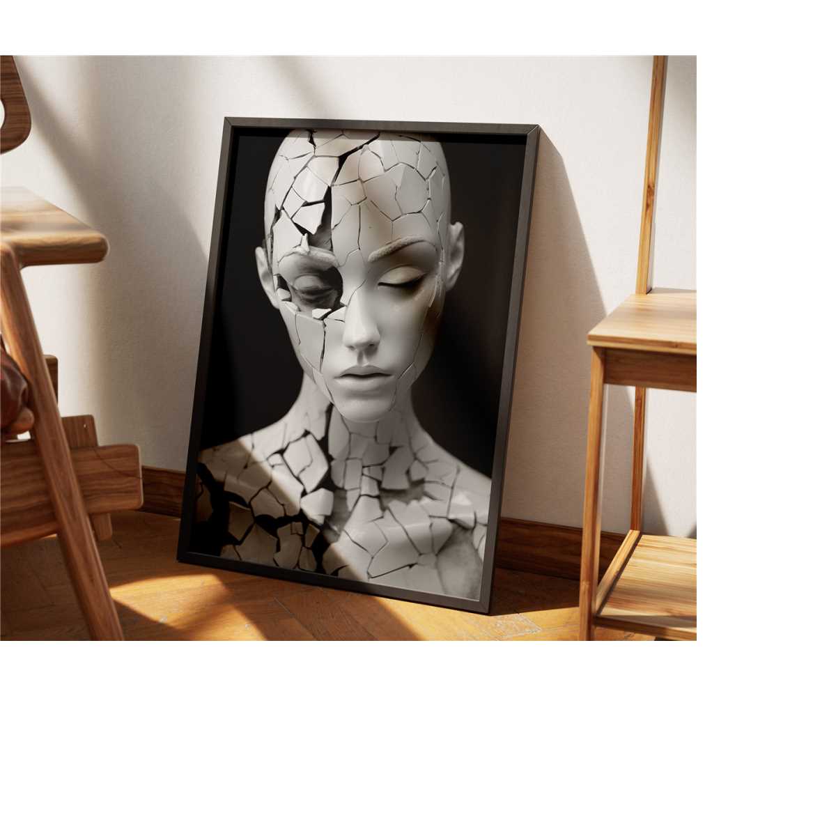 Broken Woman Statue Art | Black and White Wall Decor | Maxim | Inspire ...
