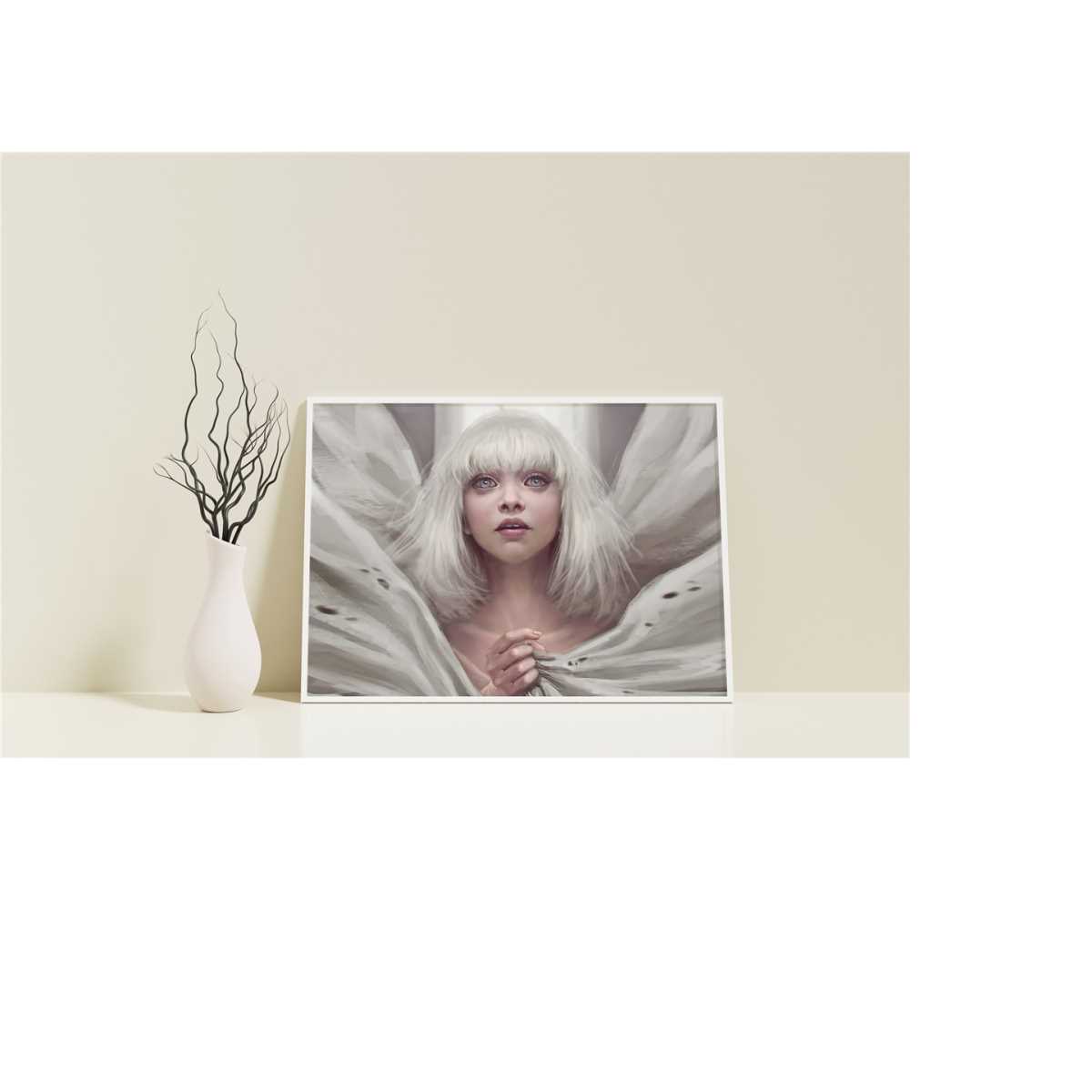 Sia Wallpaper, Sia Canvas, Sia Poster Art | Inspire Uplift