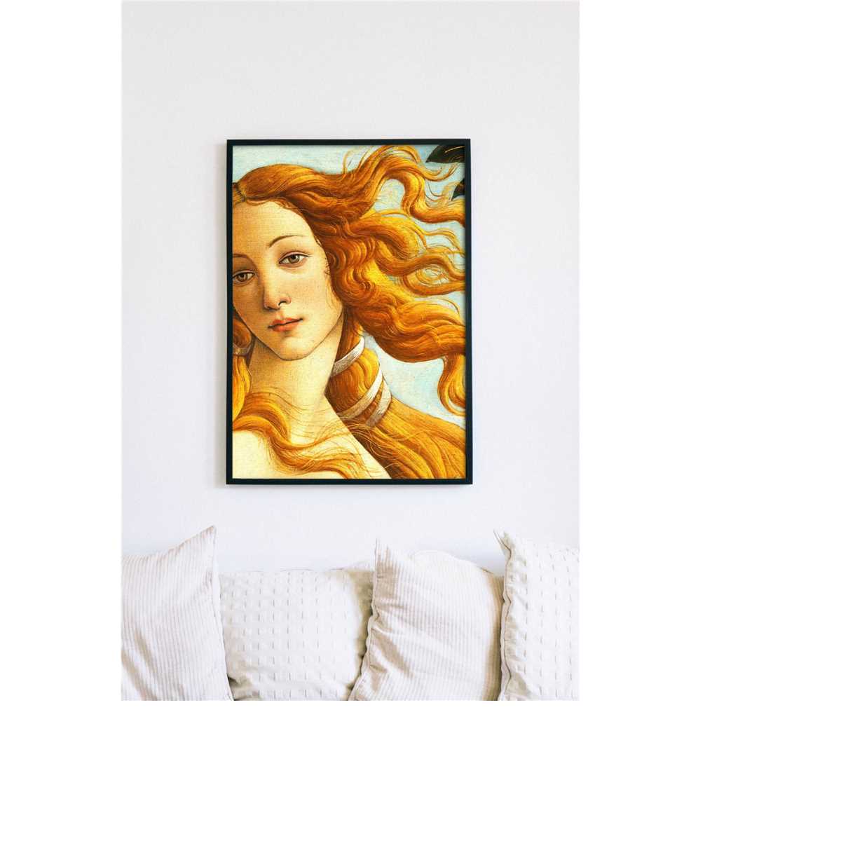 The Birth of Venus (detail), 1485 Sandro Botticelli painting | Inspire ...