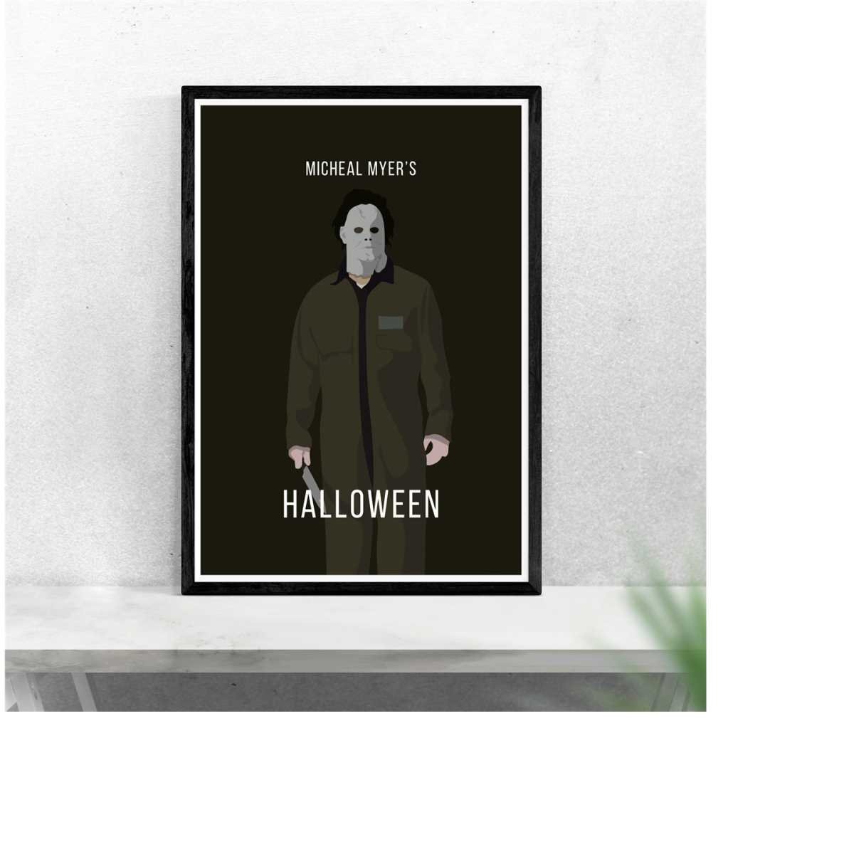 Michael Myers Killer Halloween Horror Movie Poster | Inspire Uplift