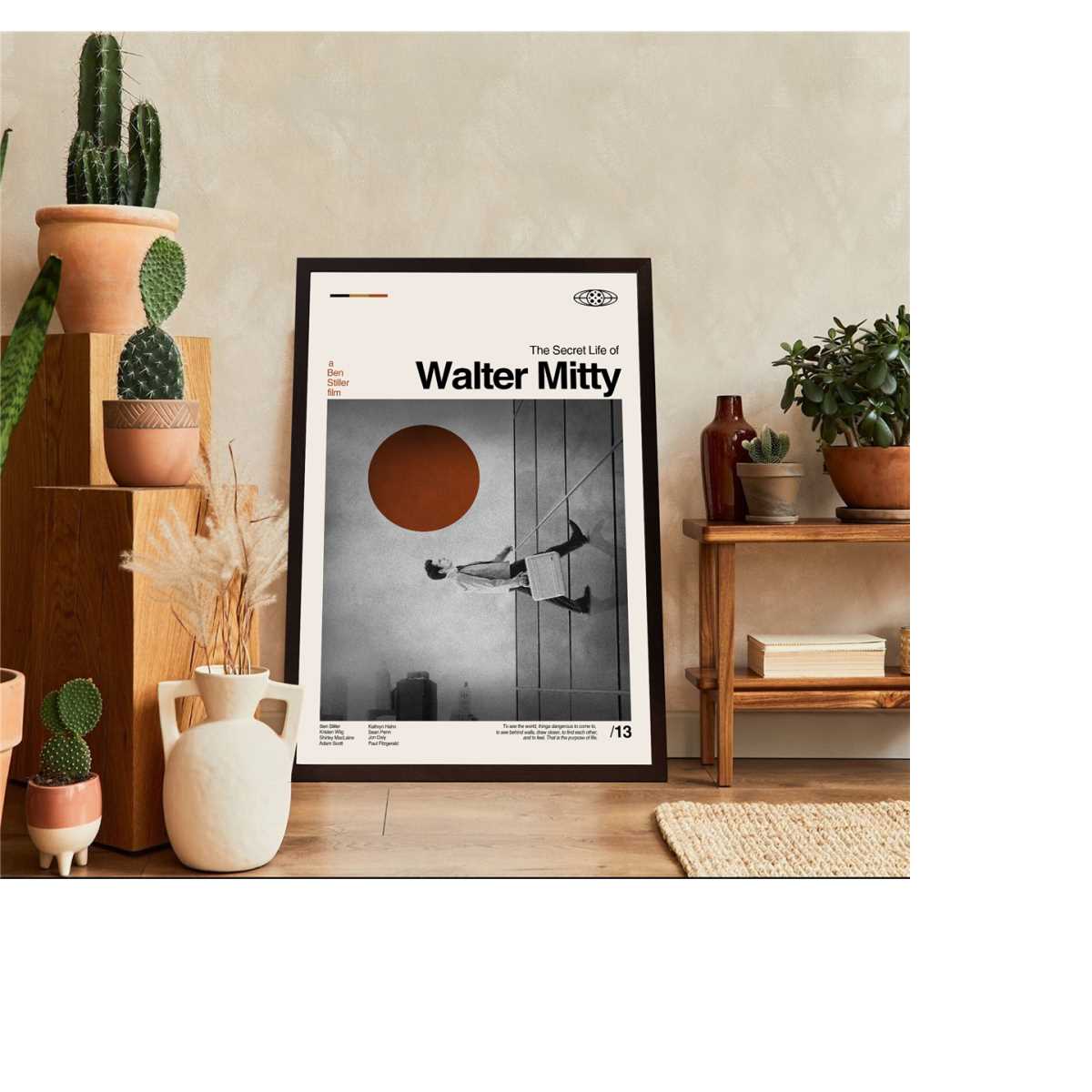 The Secret Life Of Walter Mitty Poster, The Secret Life Of W - Inspire ...