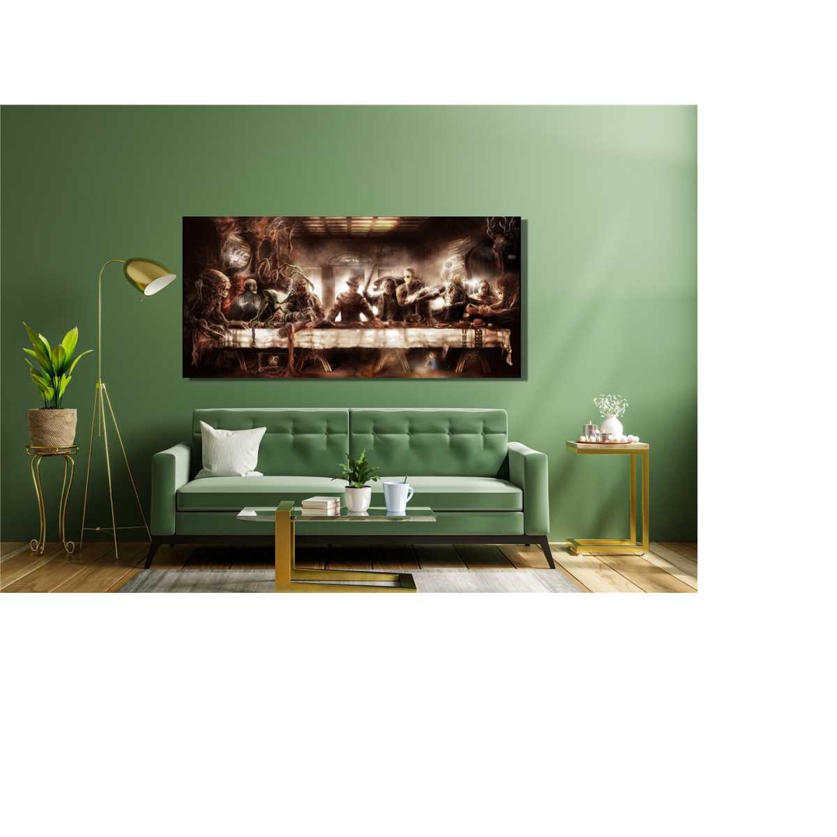 Last Supper Alien Poster, Last Supper Zombies Poster Print, | Inspire ...