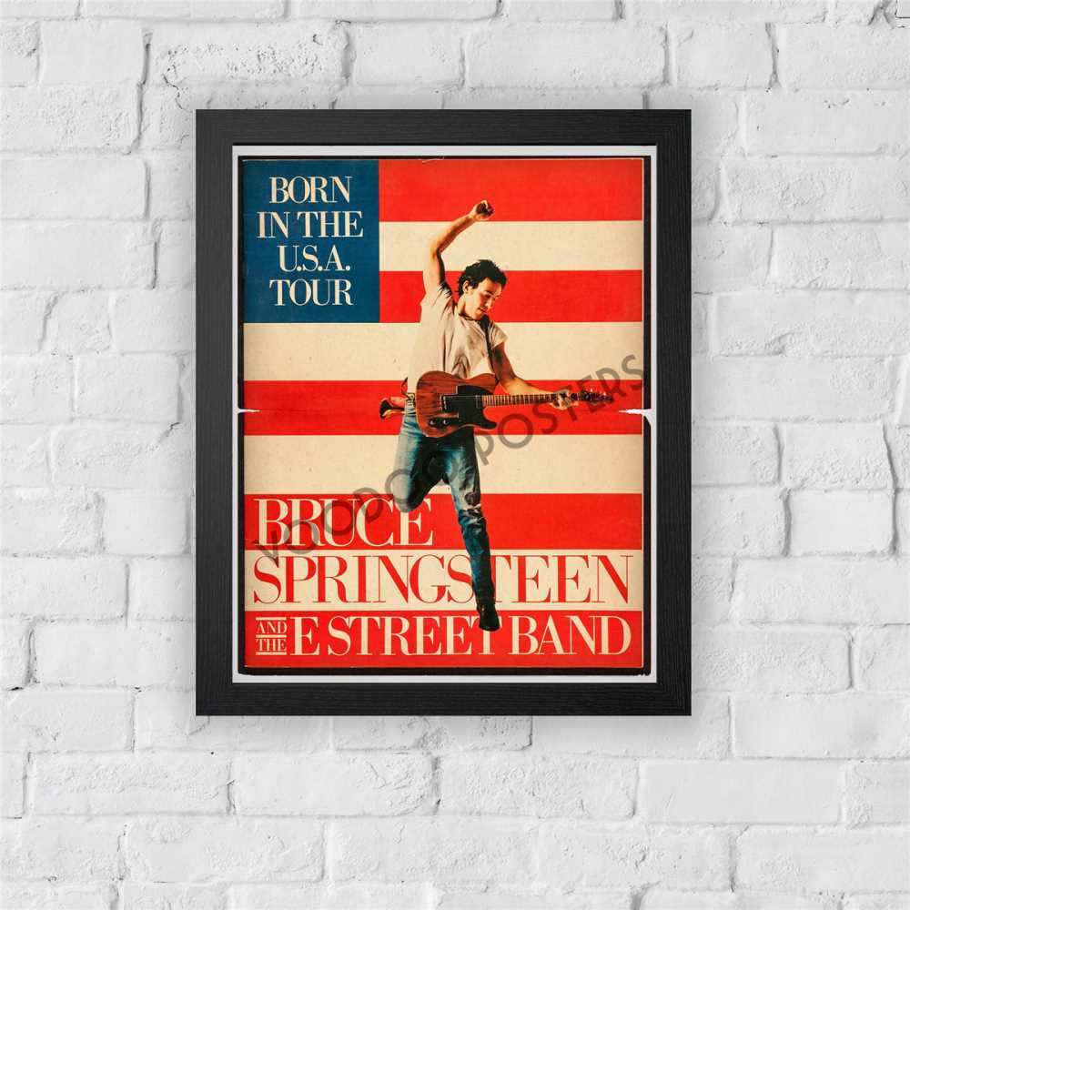 Bruce Springsteen Concert Print Vintage Advert Vintage Style - Inspire ...