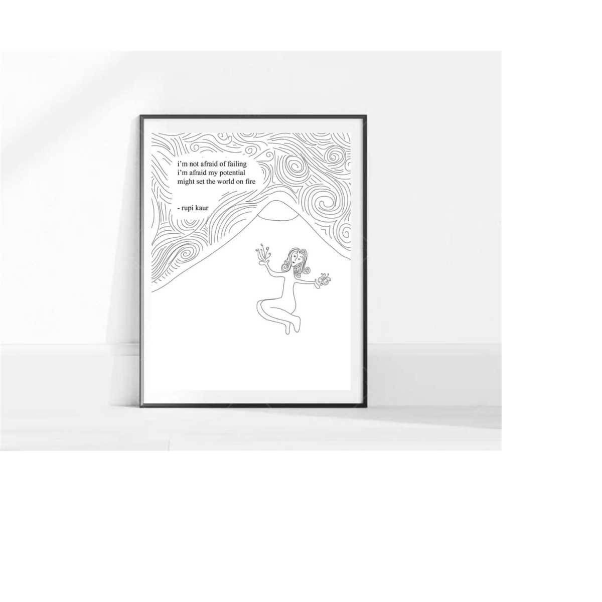 i'm not afraid of failing - rupi kaur | Inspire Uplift