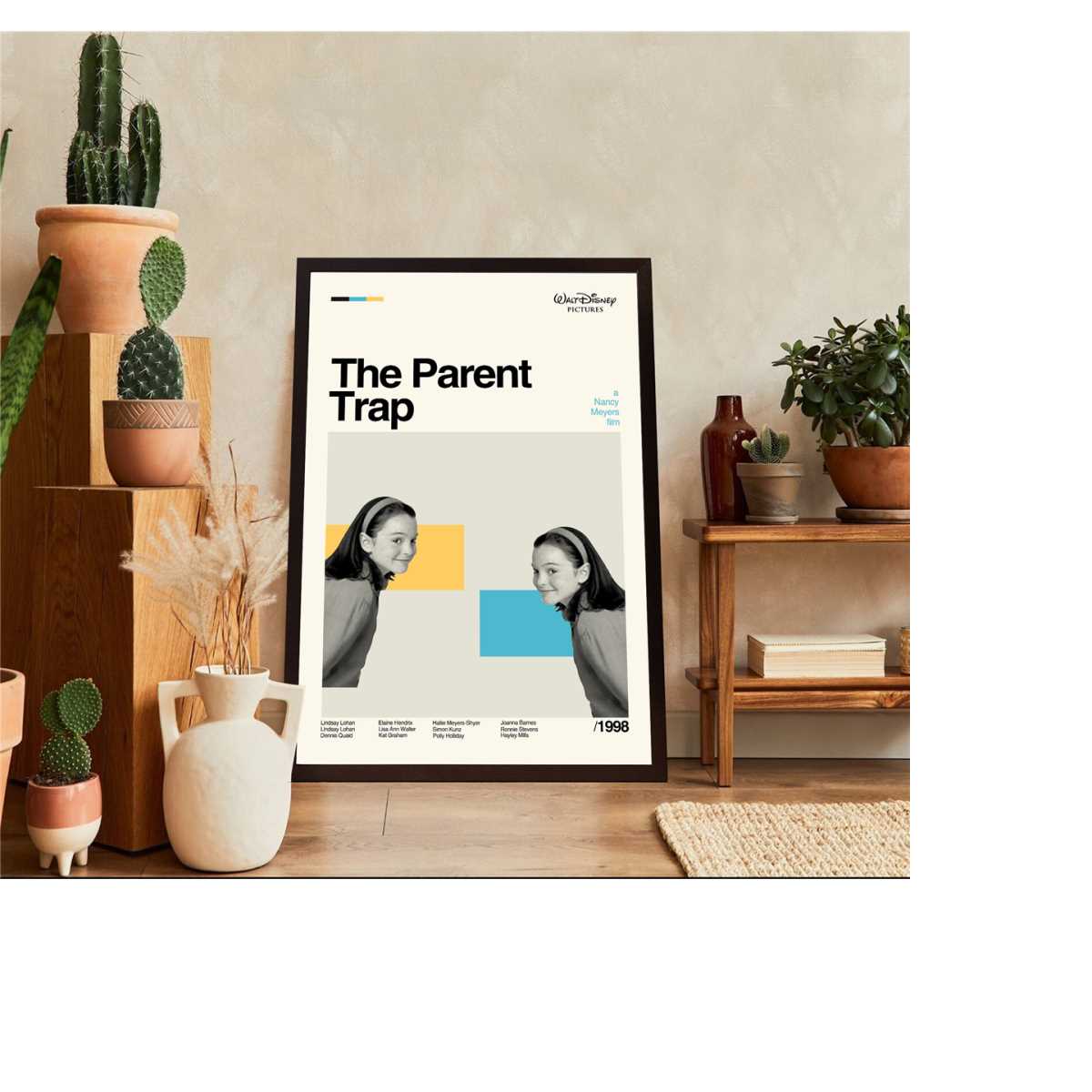 The Parent Trap Poster, Nancy Meyers Movie, Vintage Modern, | Inspire ...