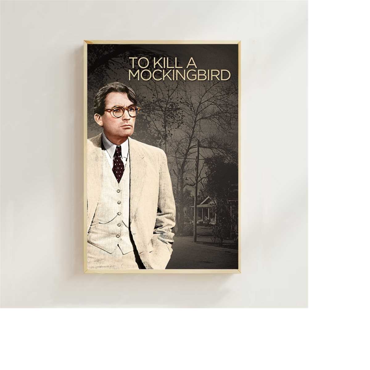 To Kill a Mockingbird (1962)- Movie Poster (Regular Style) | Inspire Uplift