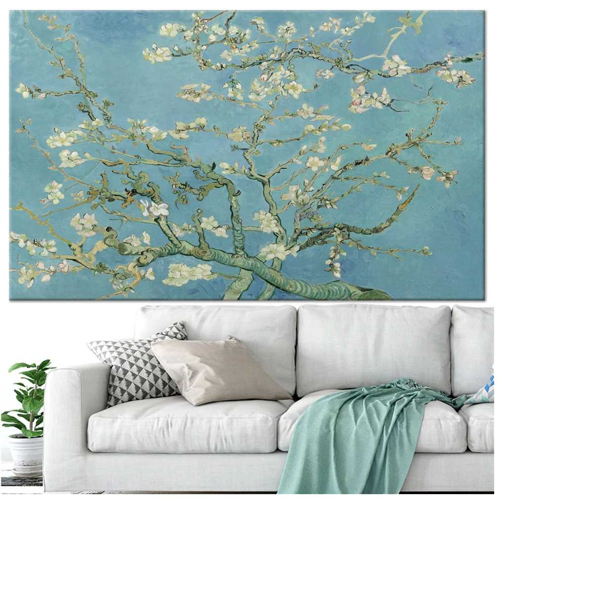 Almond Blossom, Vincent Van Gogh, Van Gogh Print, Flower Wa - Inspire ...