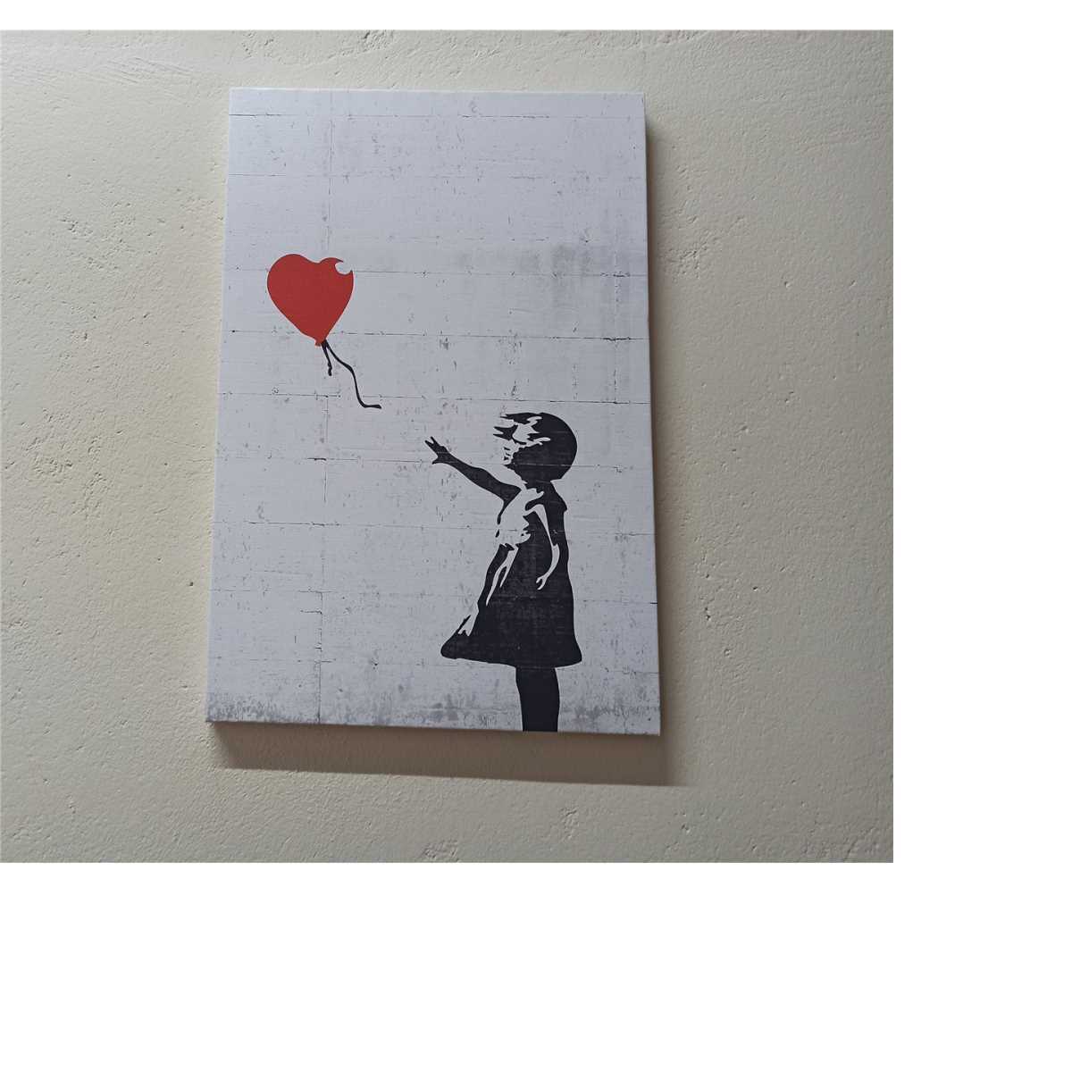 Red Balloon Girl, Banksy, Banksy Wall Art, Banksy Canvas, Ba | Inspire ...