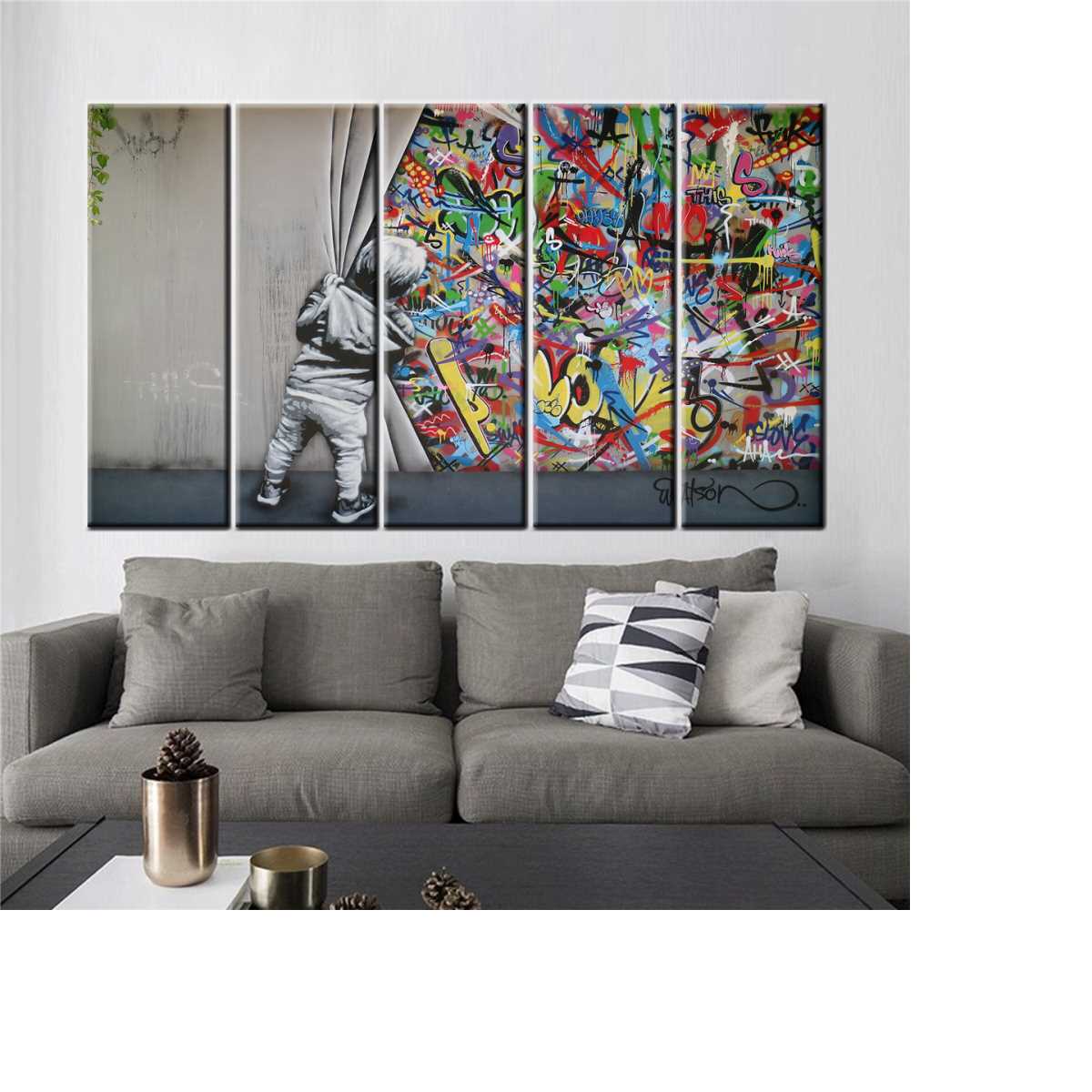 Banksy Child Art, Banksy Wall Art, Banksy Painting, Banksy S - Inspire ...