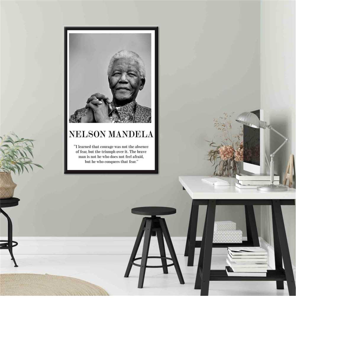 Nelson Mandela, Nelson Mandela Poster, Nelson Mandela Print, | Inspire ...