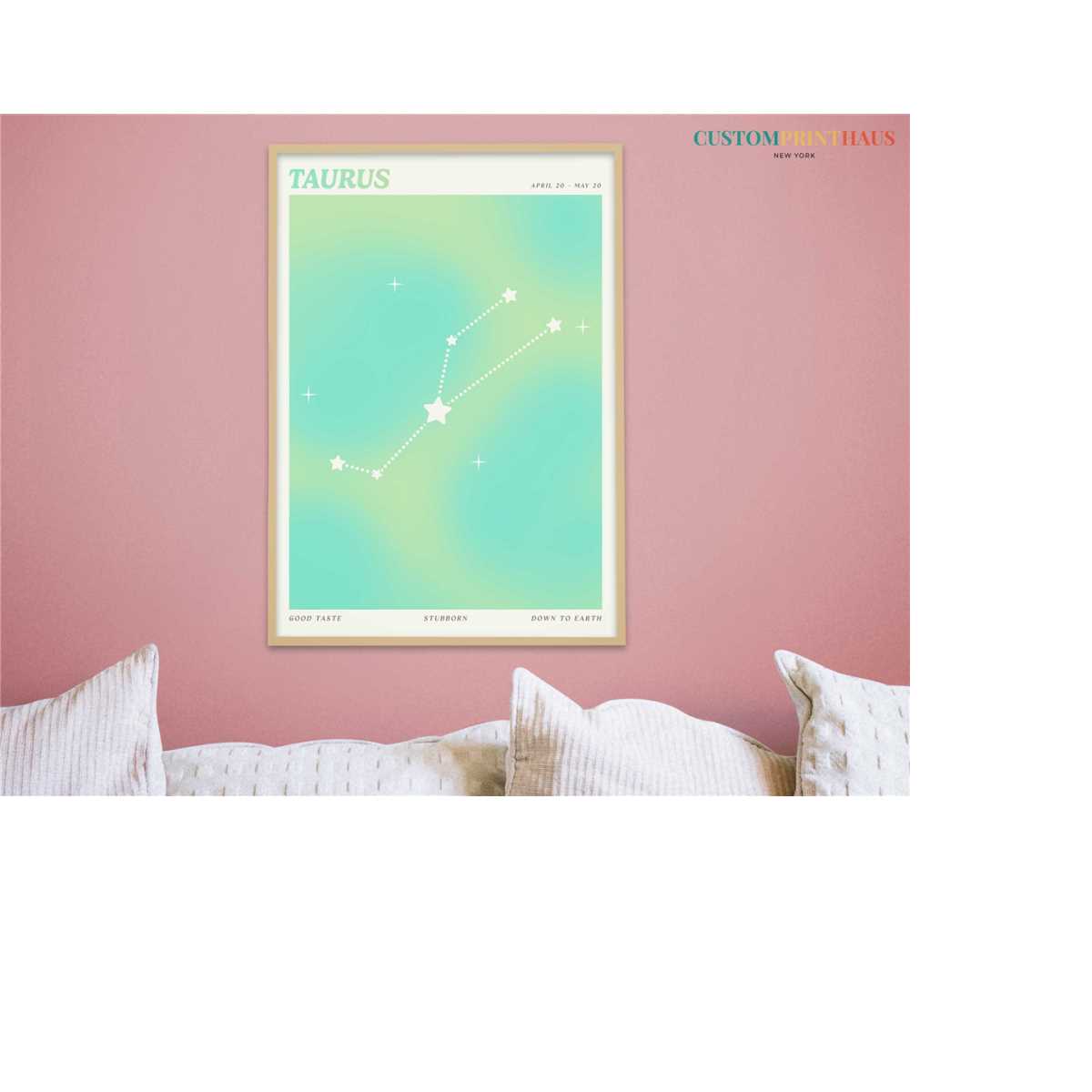 Taurus | Goddess Series | Wall Art | Astrology Poster | Cons - Inspire ...