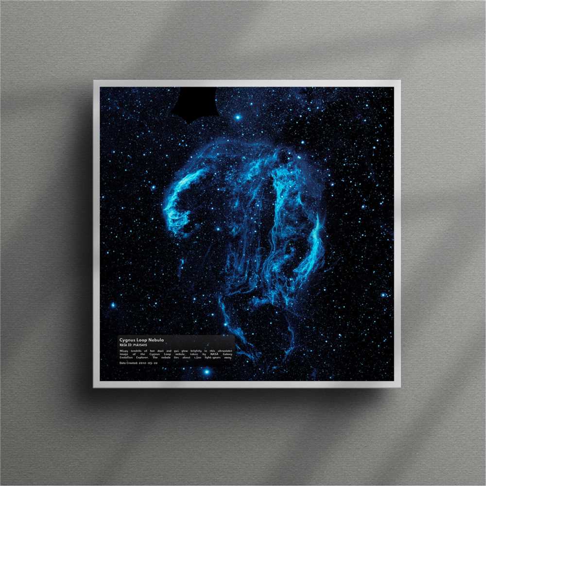 Cygnus Loop Nebula | NASA Official Poster | Space Print | Ga | Inspire ...