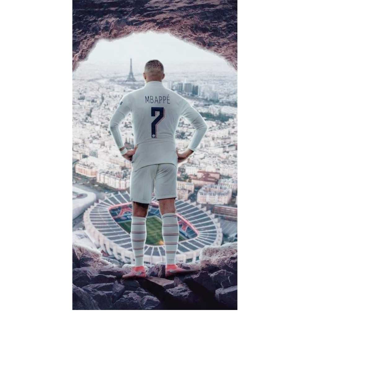 Kylian Mbappe - 4K Poster | Inspire Uplift