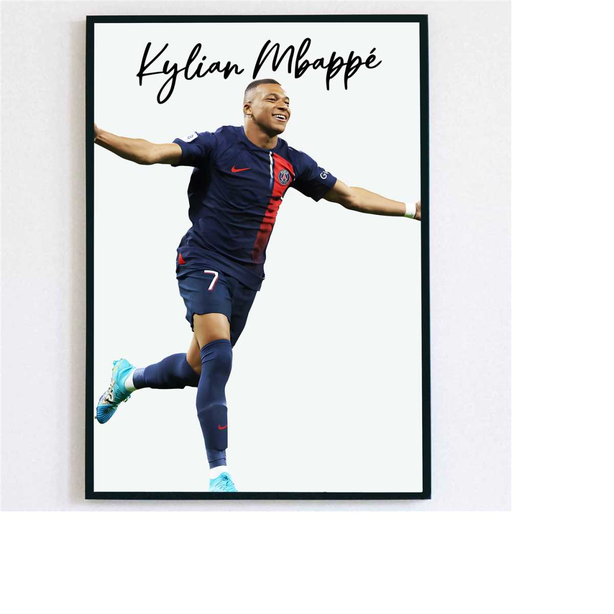 Mbappe Poster Instant Download Kylian Mbappe Wall art Decor - Inspire ...