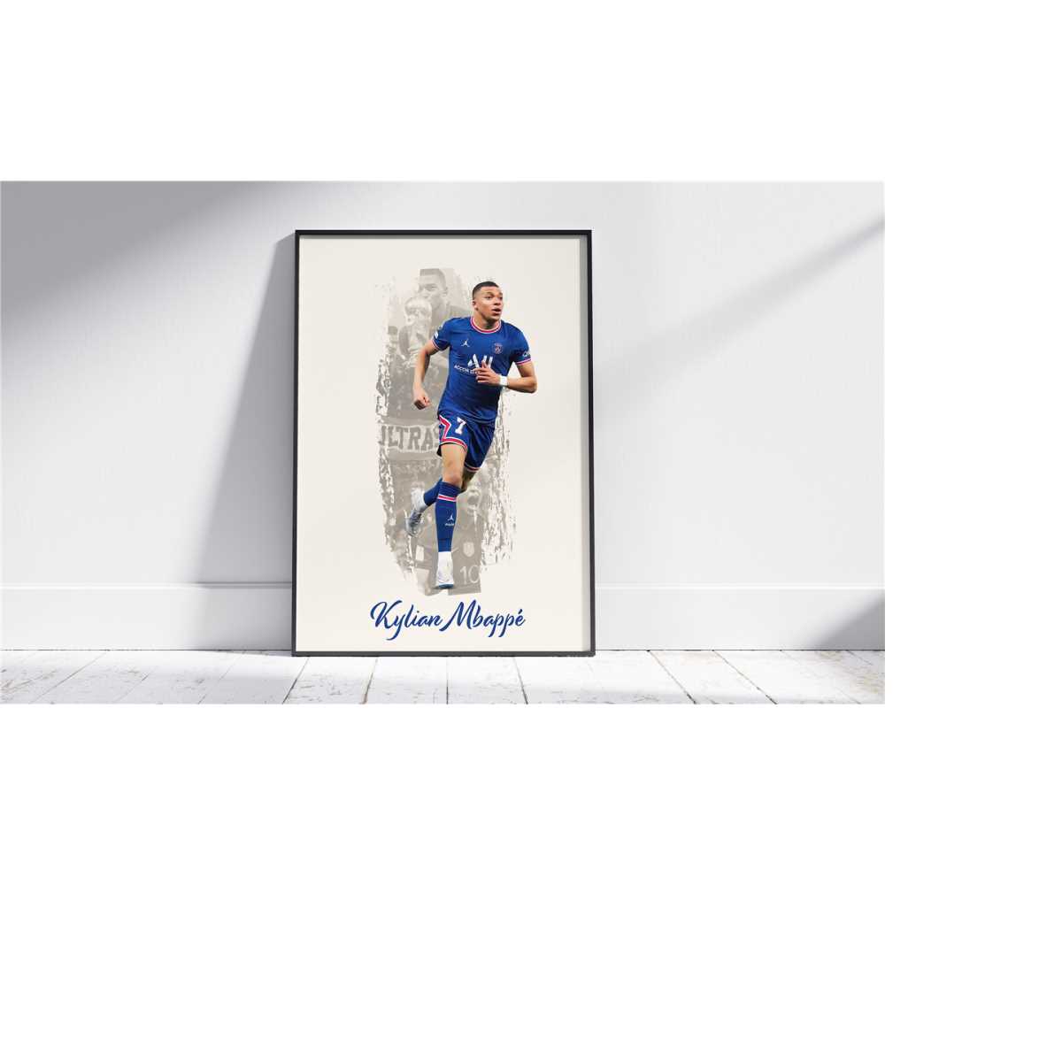 High quality poster for Kylian Mbappe fans | Inspire Uplift