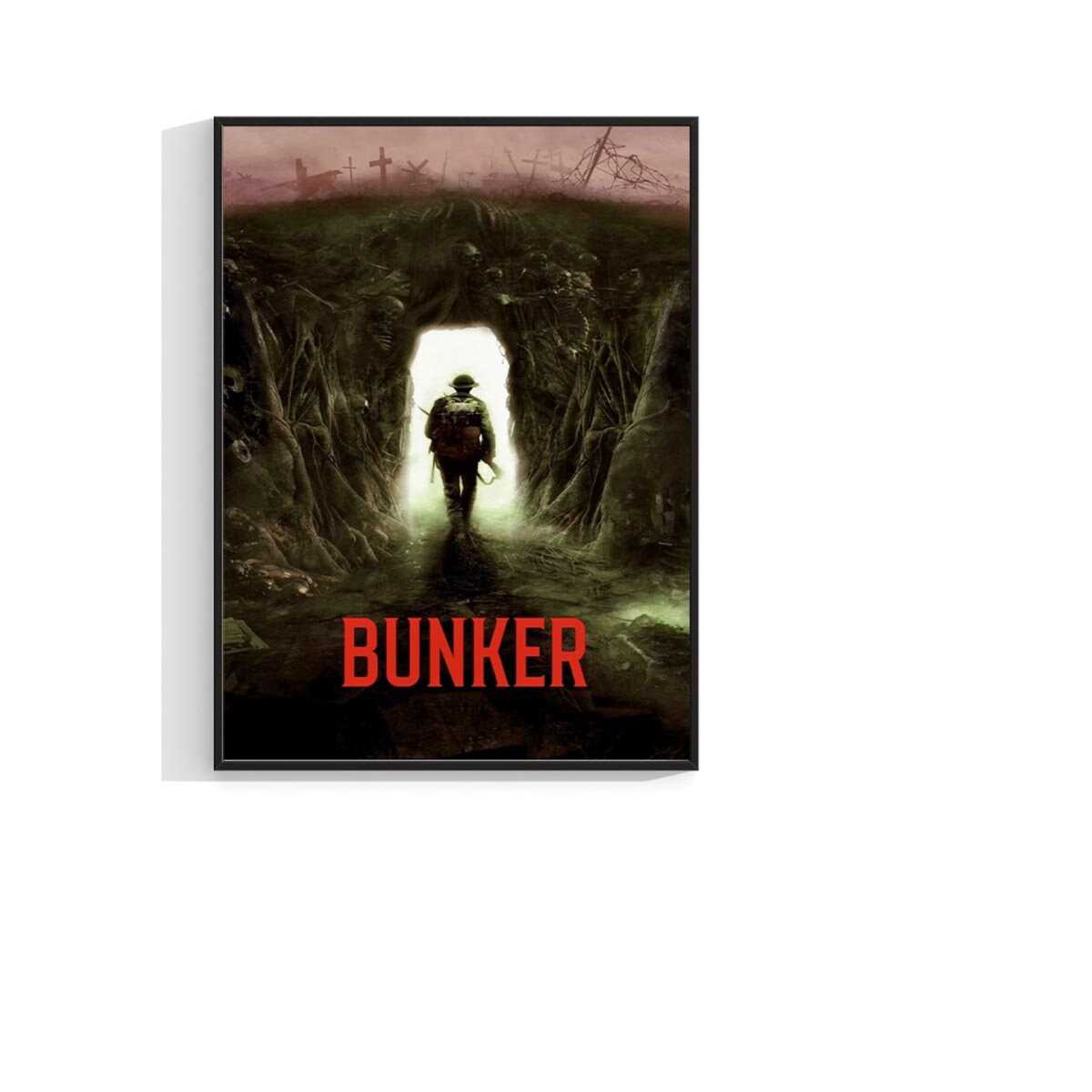 Bunker 2023 New Movie Poster Cinema Print Film | Inspire Uplift