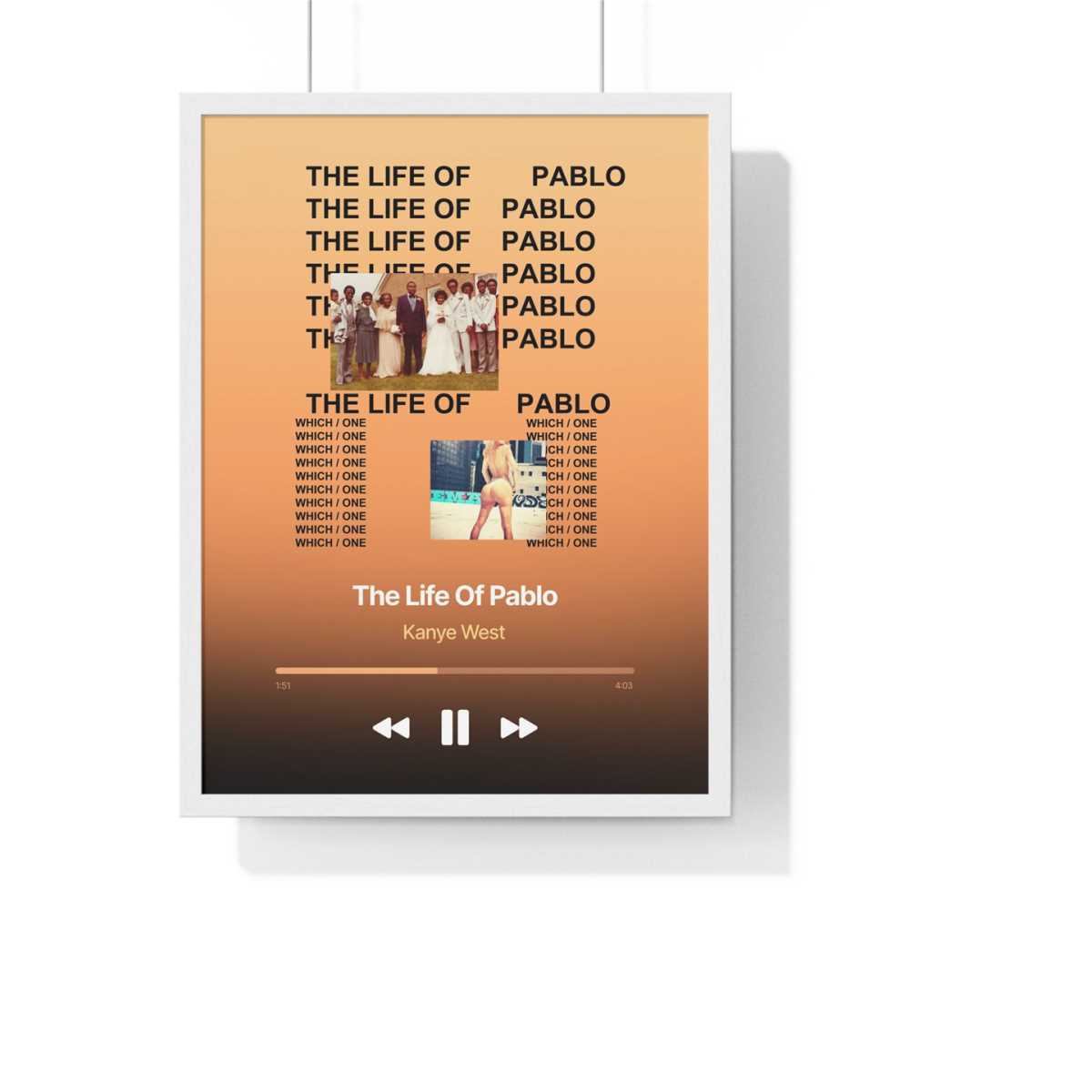 The Life Of Pablo Kanye West Poster | | Inspire Uplift