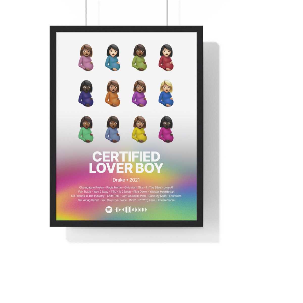 Certified Lover Boy Drake Poster | Album Poster - Inspire Uplift