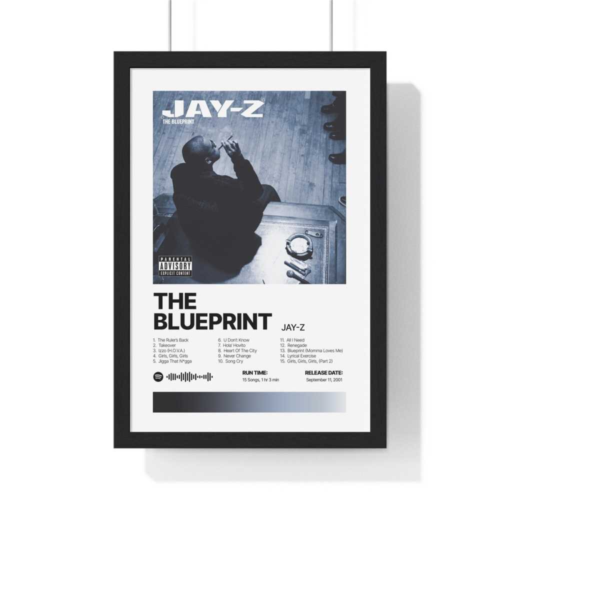 The Blueprint JAY-Z Album Print Satin Poster | | Inspire Uplift