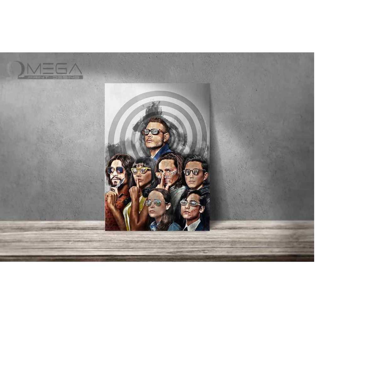The Umbrella Academy poster Umbrella Academy print art | Inspire Uplift