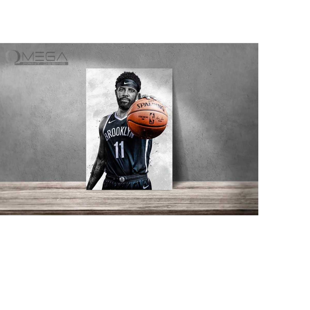 Kyrie Irving poster Kyrie Irving print Brooklyn Nets | Inspire Uplift