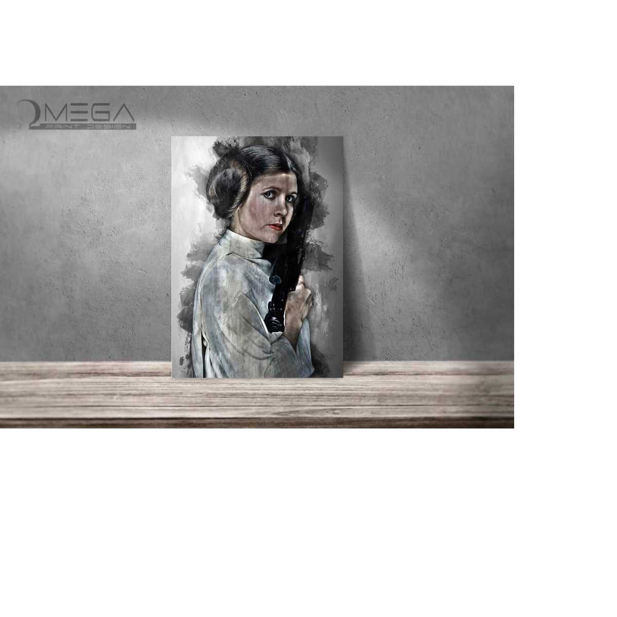 Princess Leia poster Princess Leia print Star Wars | Inspire Uplift