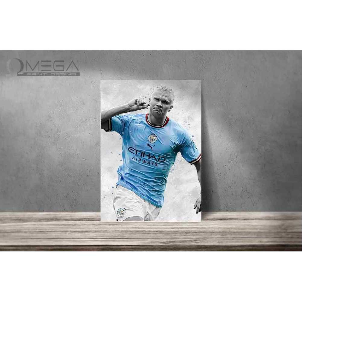 Erling Haaland poster Erling Haaland print Manchester CIty - Inspire Uplift