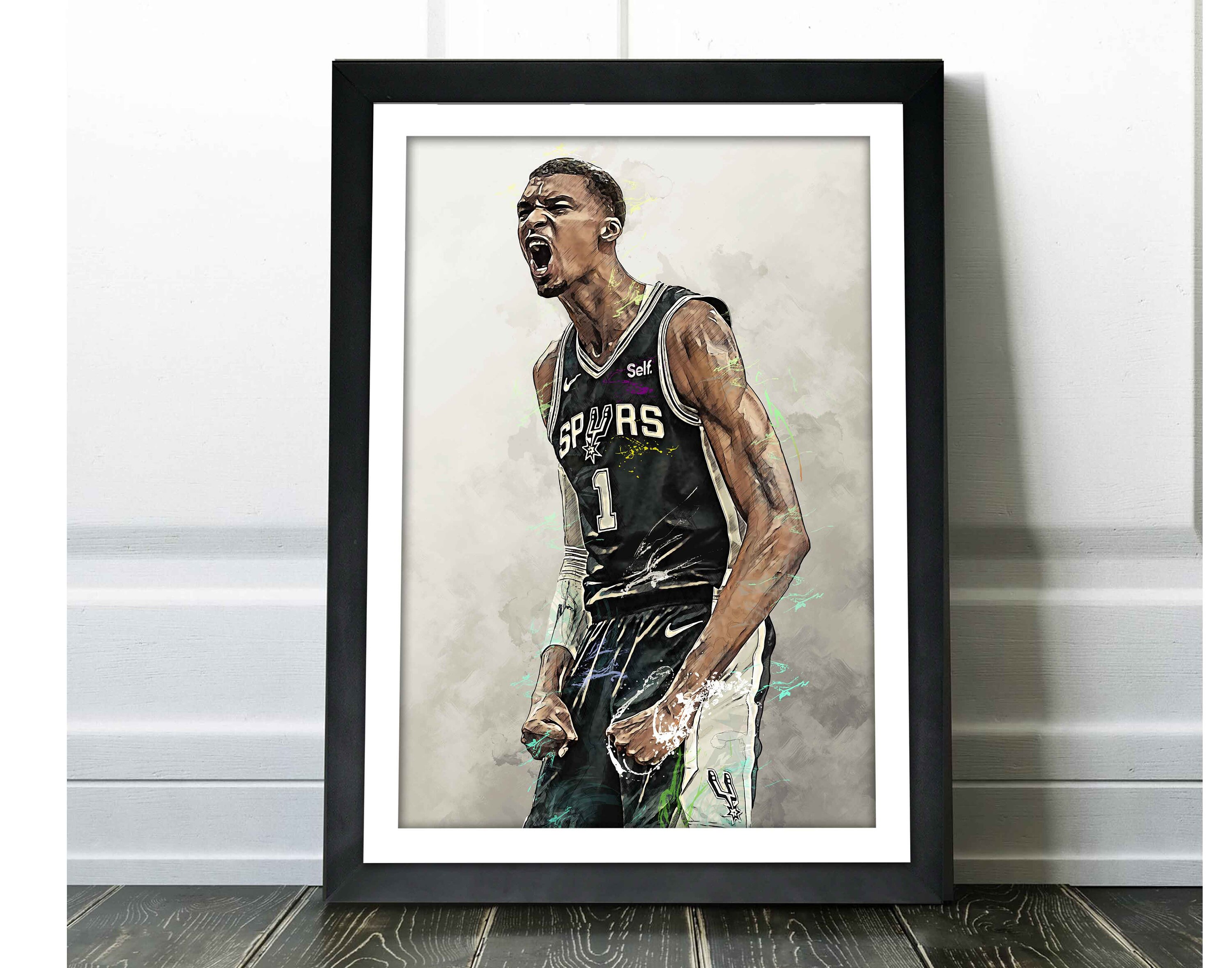 Victor Wembanyama Poster San Antonio Spurs Canvas Print, W | Inspire Uplift