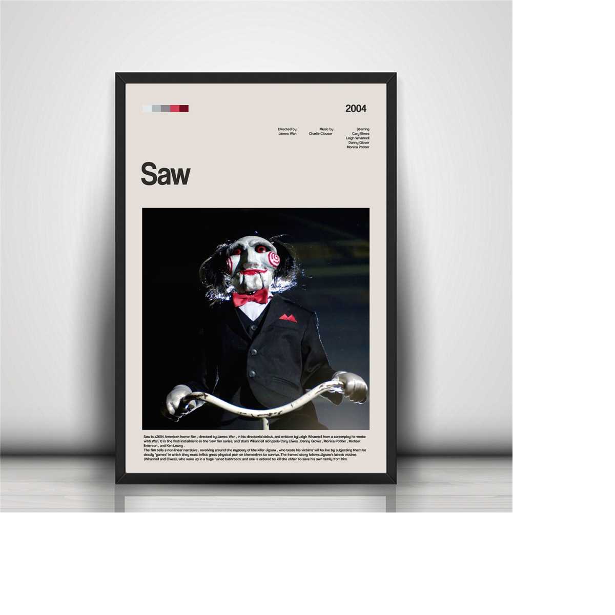 Saw poster movie,Decorative poster, wall art, art decoration | Inspire ...