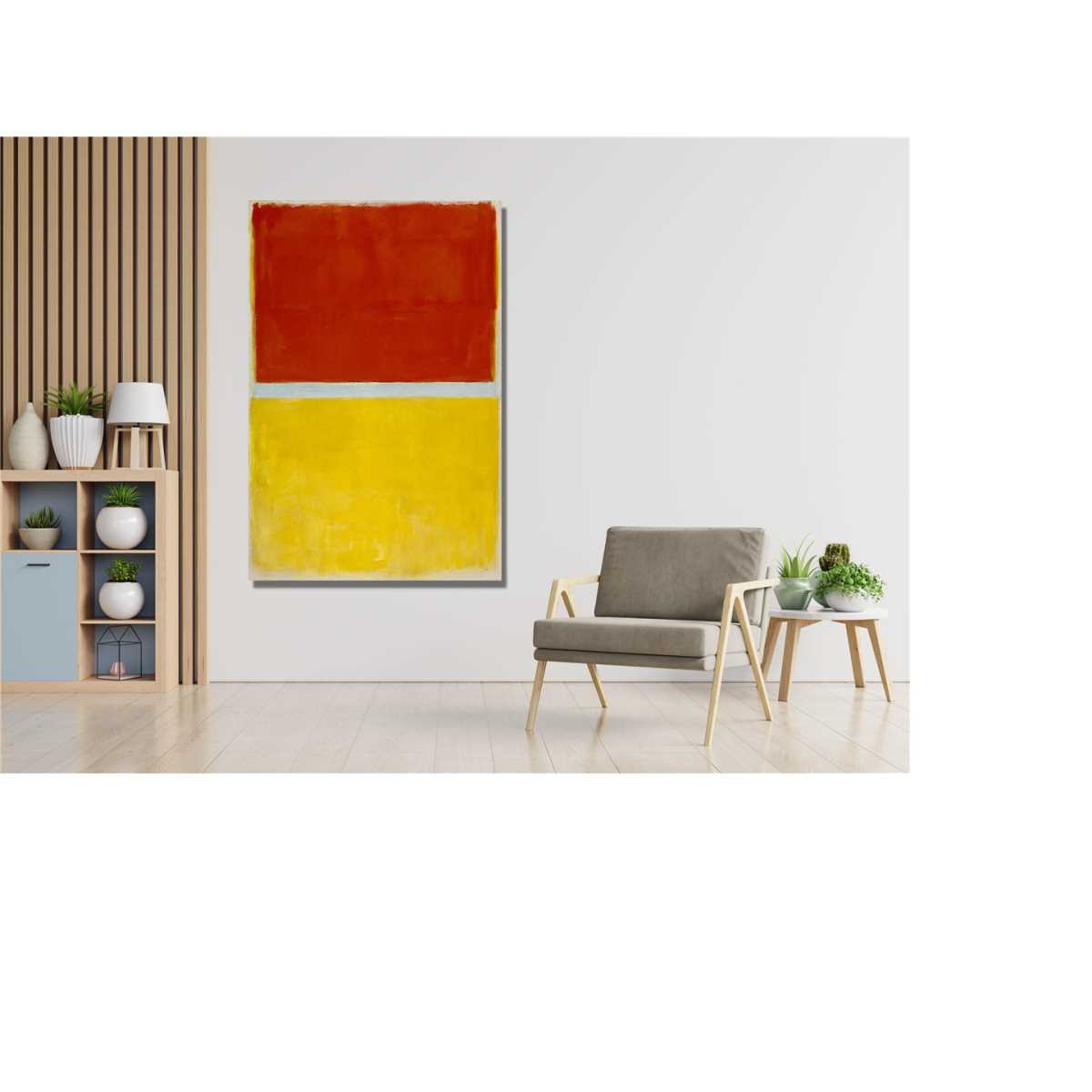 Mark Rothko Poster, Mark Rothko Yellow And Red Mark Rothko P | Inspire ...