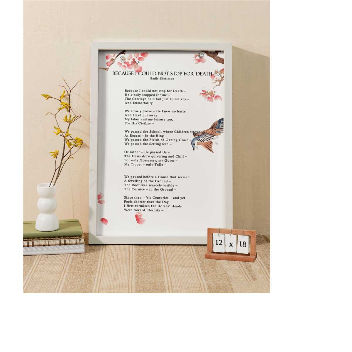 Because I Could Not Stop For Death - Emily Dickinson | Premi | Inspire ...