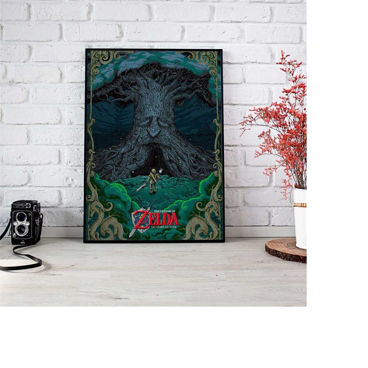 zelda retro poster - zelda poster - zelda ocarina of time po - Inspire ...