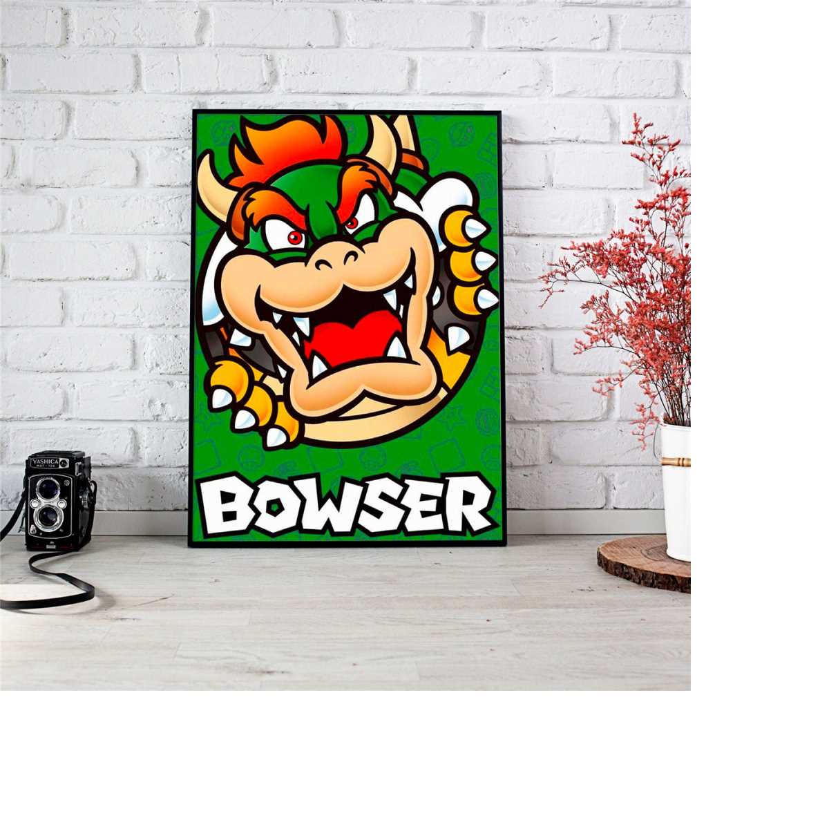 mario bros poster- super mario bros poster - mario bros retr | Inspire ...