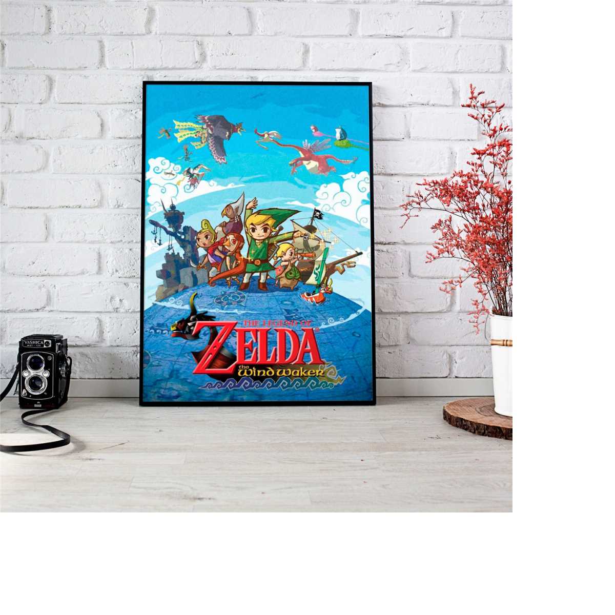 zelda retro poster -zelda the wind waker poster- zelda poste - Inspire ...