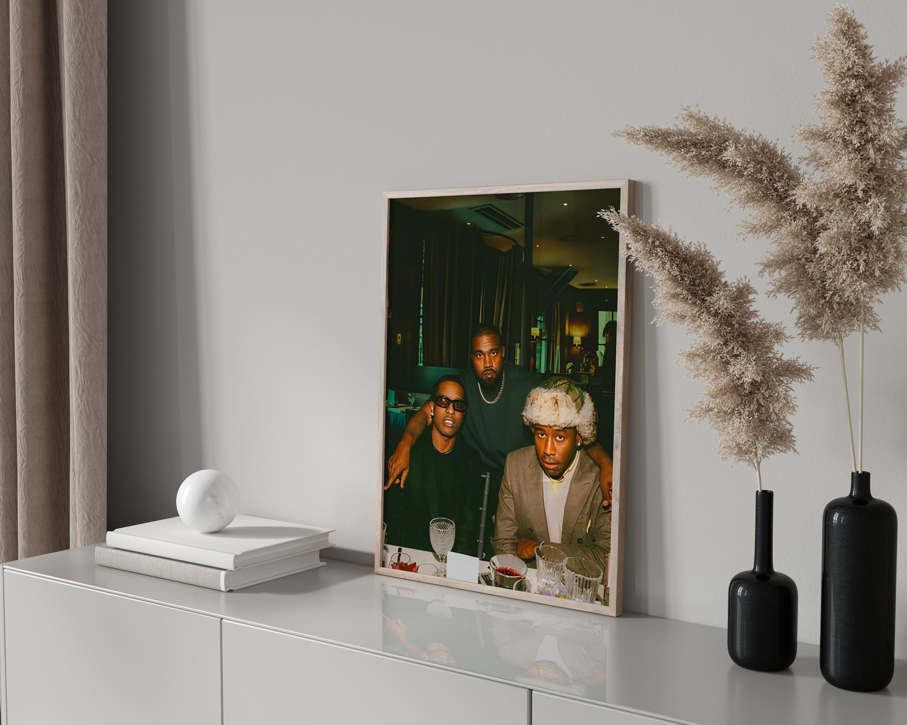 Celebrities Poster, Album Cover Poster, Ye, Kanye, ASAP rock | Inspire ...