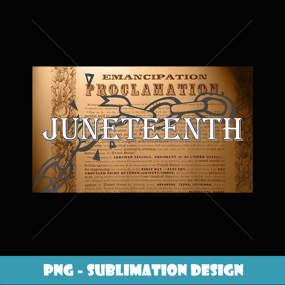 Juneteenth Emancipation Proclamation End of Slavery - PNG Tr | Inspire ...
