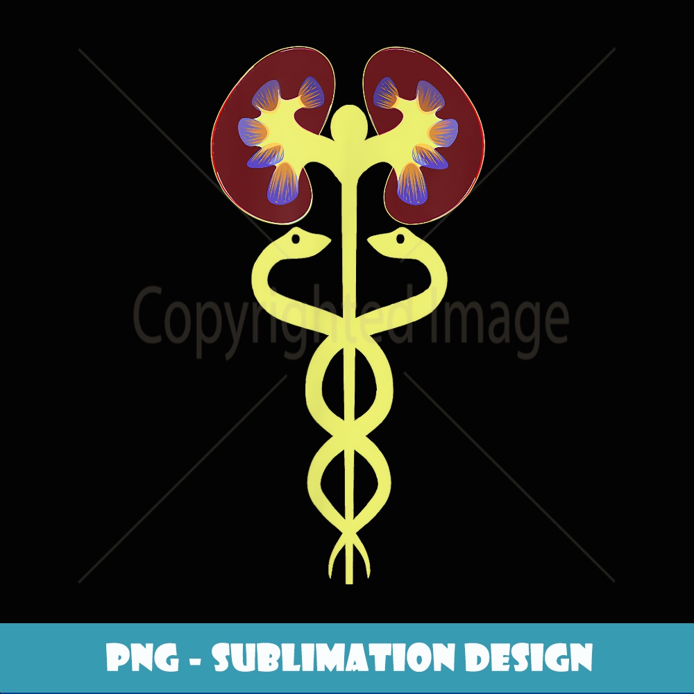 Kidneys Caduceus Medical Emblem Nephrology Dialysis s - Deco | Inspire ...